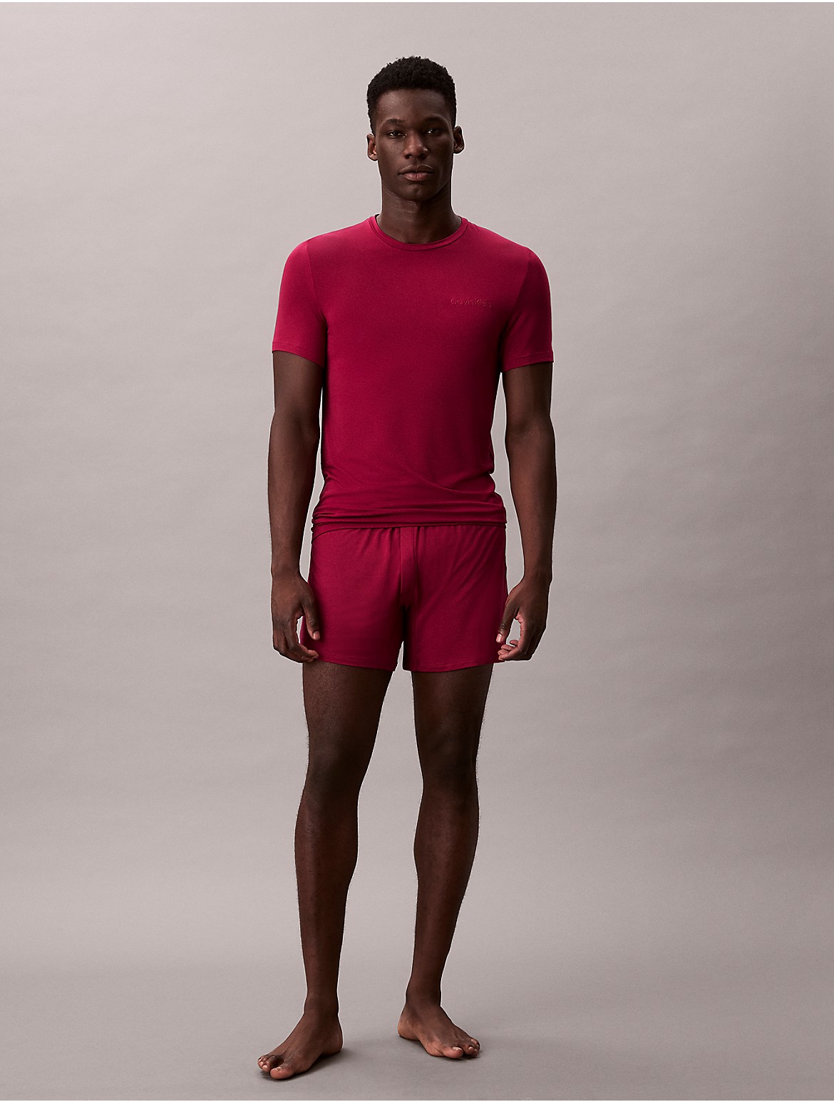 CALVIN KLEIN ultra soft modal crewneck sleep t-shirt